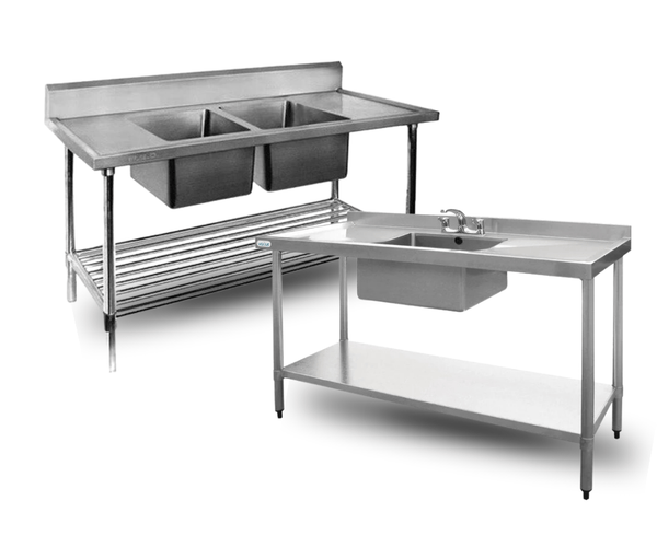 Commercial Stainless Steel Sinks – Commercial Kitchen Store