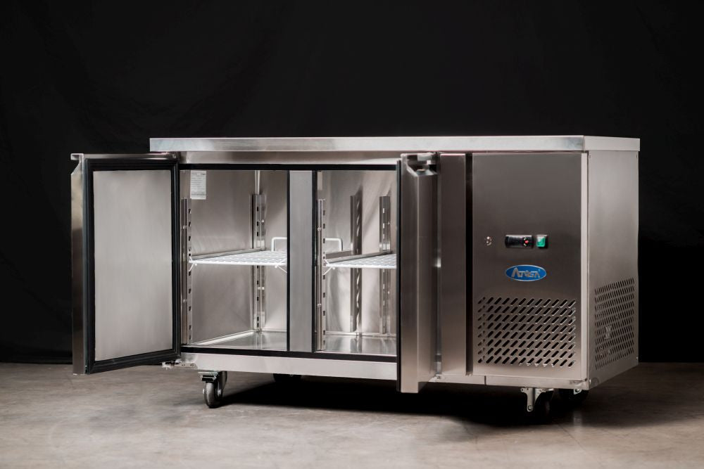 Atosa Two Door Freezer Table EPF3462 | Commercial Kitchen Store