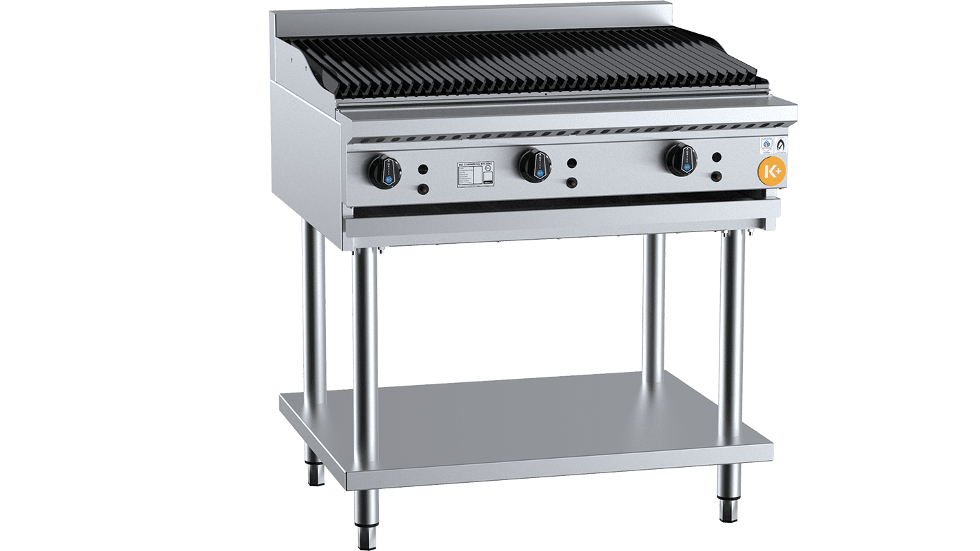 K+ 900mm Char Broiler Char Grill On Stand LPG | Commercial Kitchen Store