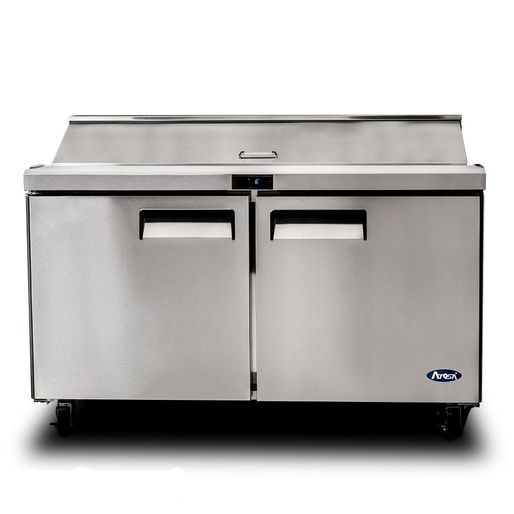 Atosa Double Door Sandwich Prep Table Refrigerator MSF8302 – Commercial ...